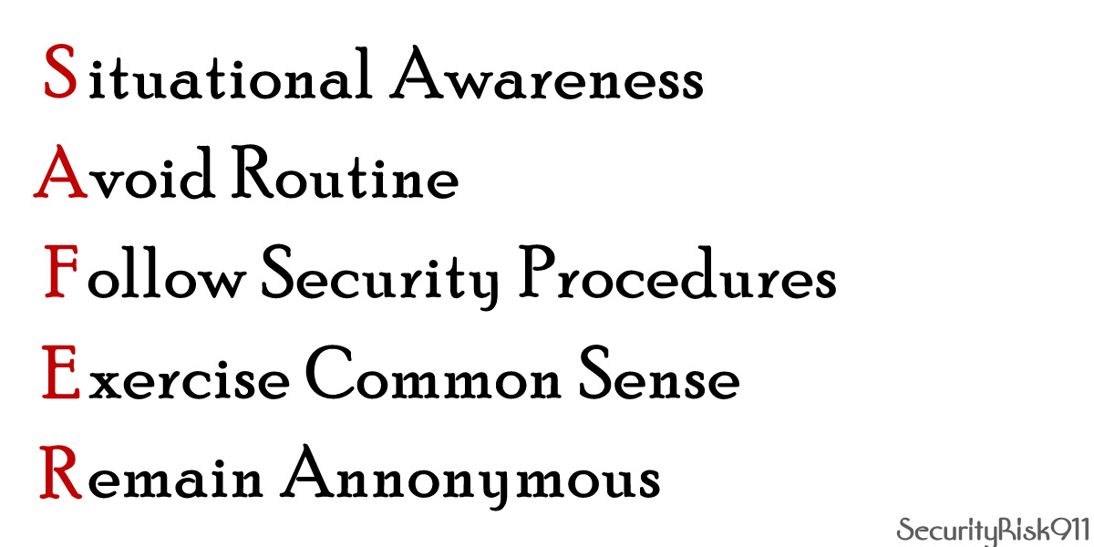 Personal Security Awareness: Protecting Yourself in an Unpredictable ...